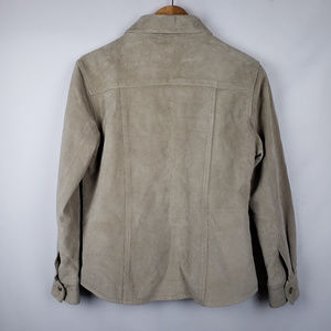 A.M.I. | Jackets & Coats | Ami Womens Suede Leather Jacket Sz Small ...